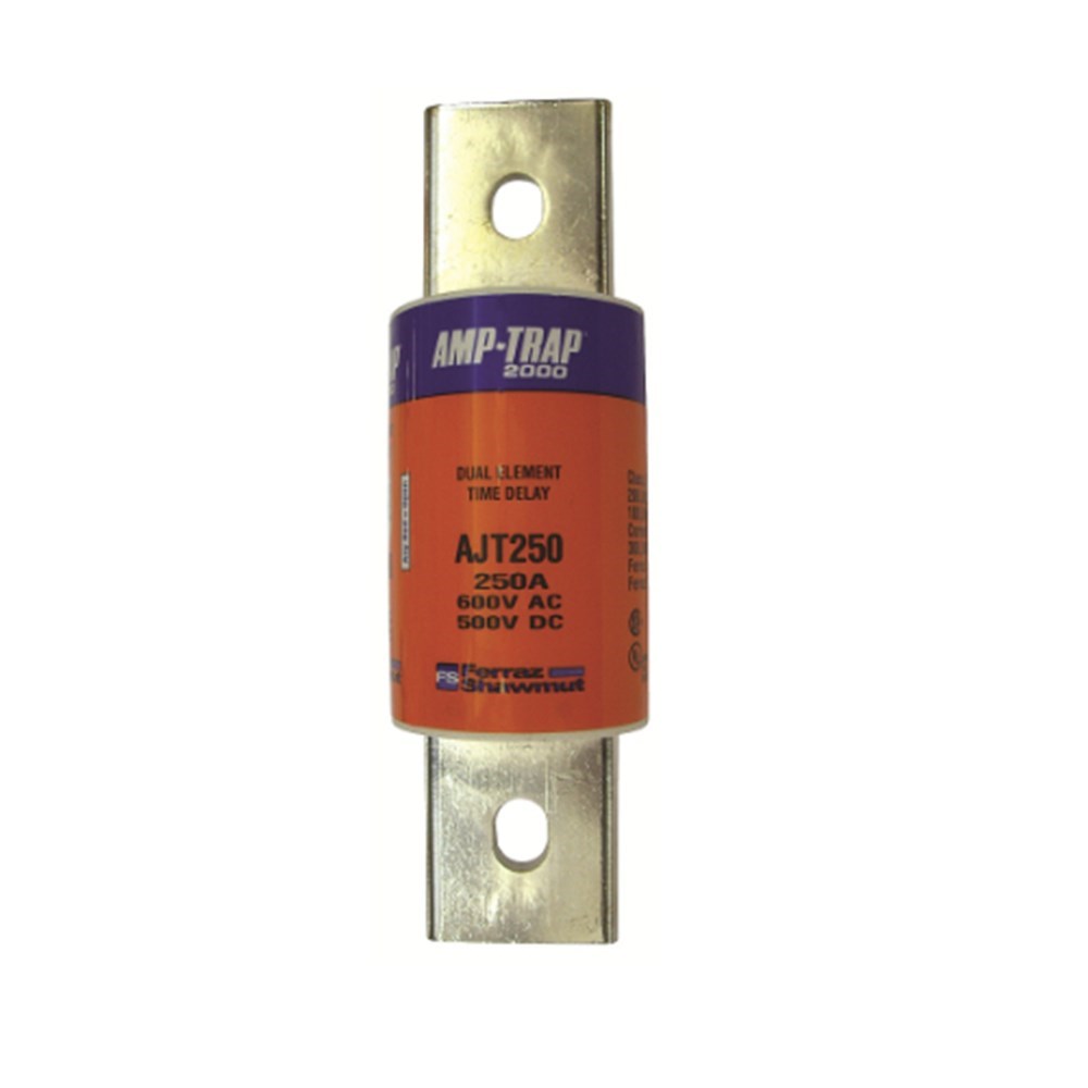 Mersen AJT60 Power Fuse 60A 600/400VAC/DC Class J 27mm Dia x 60.5mm L ...