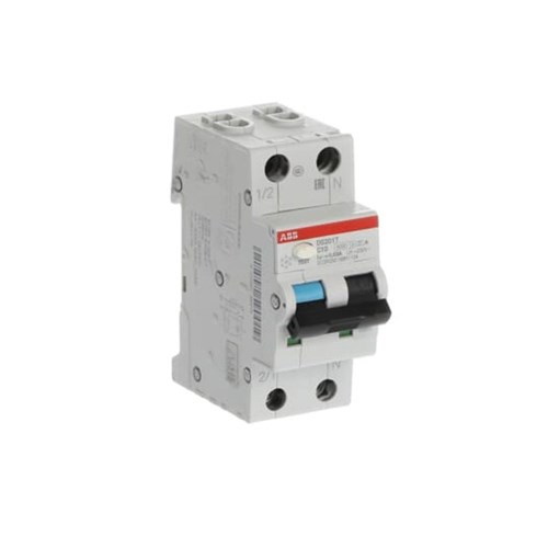 ABB DS201C16A30 Residual Current Circuit Breaker with Overcurrent Protection 6 kA 2-P 30mA 16A C ...