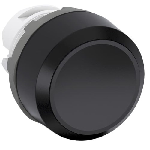 ABB MP1-10B Non-Illuminated Pushbutton Flush Momentary Black