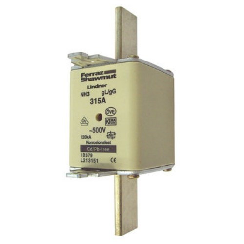 Mersen NHG3-315 Time-Delay Midget Fuse 315A 500VAC