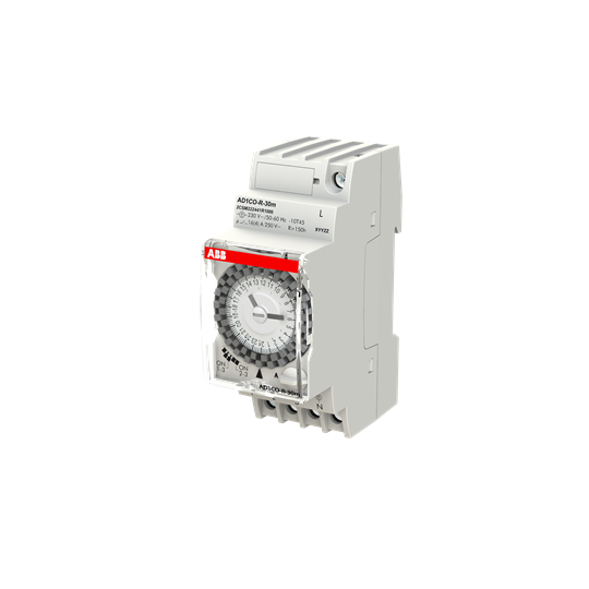 ABB AD1CO-R-30M Analog Time Switch W/Reserve 1CO 230V Captive Screw ...