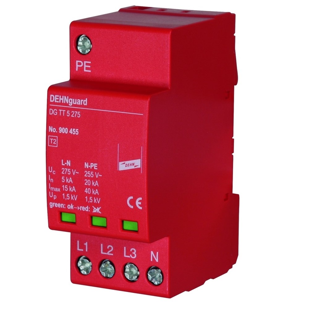DGTT5275 - SPD 4P Class2 15kA 8/20us Imax 4C+EA 275VAC NON-MEN 900455 ...