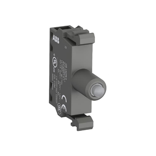 ABB MLBL-01R LED BLOCK RED 24VAC/DC FRONT MOUNTING MODULAR PLASTIC - Pilot & Signalling Devices