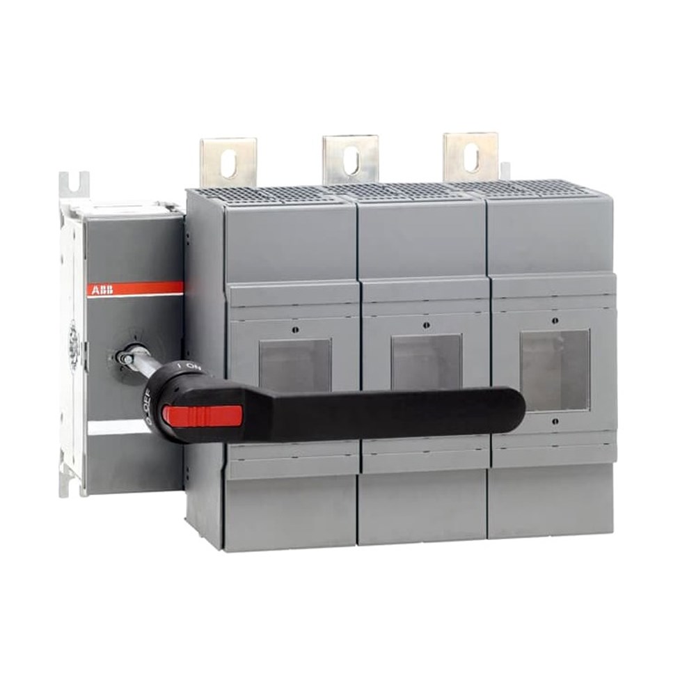 OS630B03P - ABB FUSE SWITCH 630A 3P F/OPER IP65 HANDLE+SHAFT C1-C3 FUSES LEFT HAND MECH