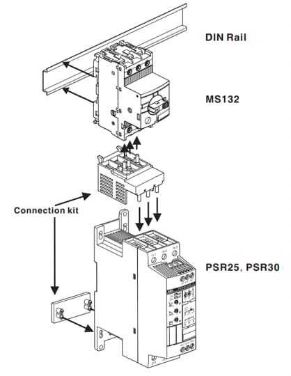 ABB CONNECTION KIT PSR30-MS132 - Soft Starters