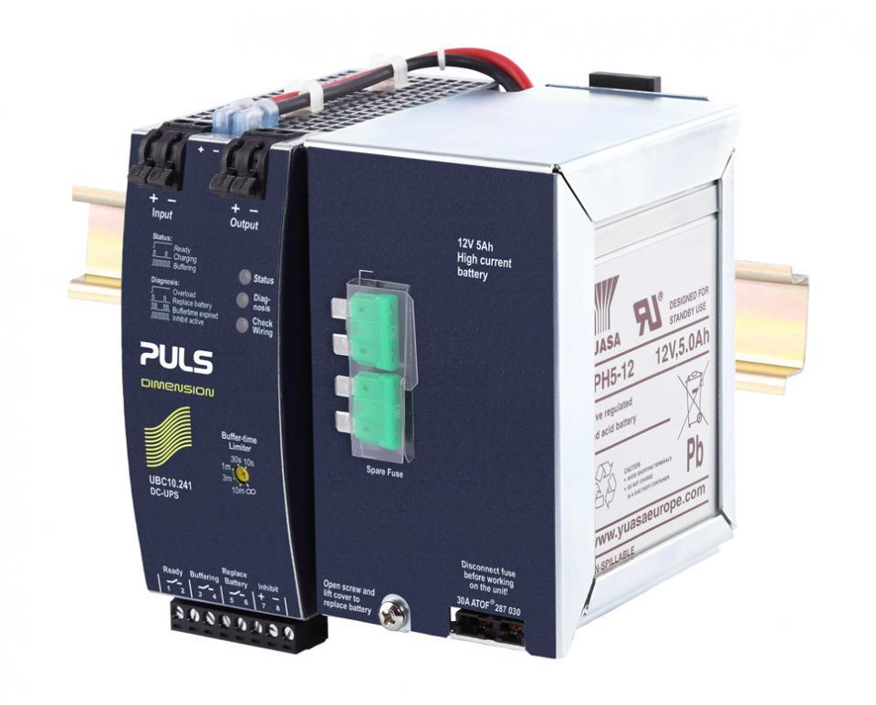PULS DC-UPS WITH BUILT-IN BATTERY 24VDC 10A UBC10.241 - Uninterruptible ...