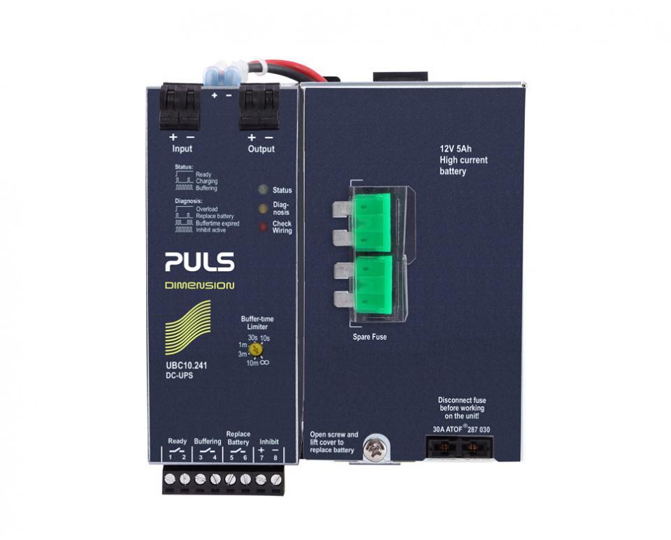 PULS DC-UPS WITH BUILT-IN BATTERY 24VDC 10A UBC10.241 - Uninterruptible ...